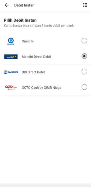 Cara Bayar dan Menambahkan Kartu Debit Instan/Direct Debit Mandiri | Tokopedia Care